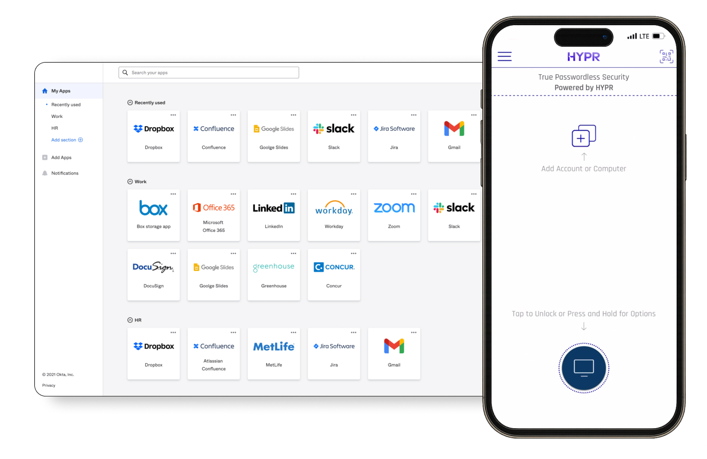 Passwordless MFA Mobile Application | HYPR Authenticate App