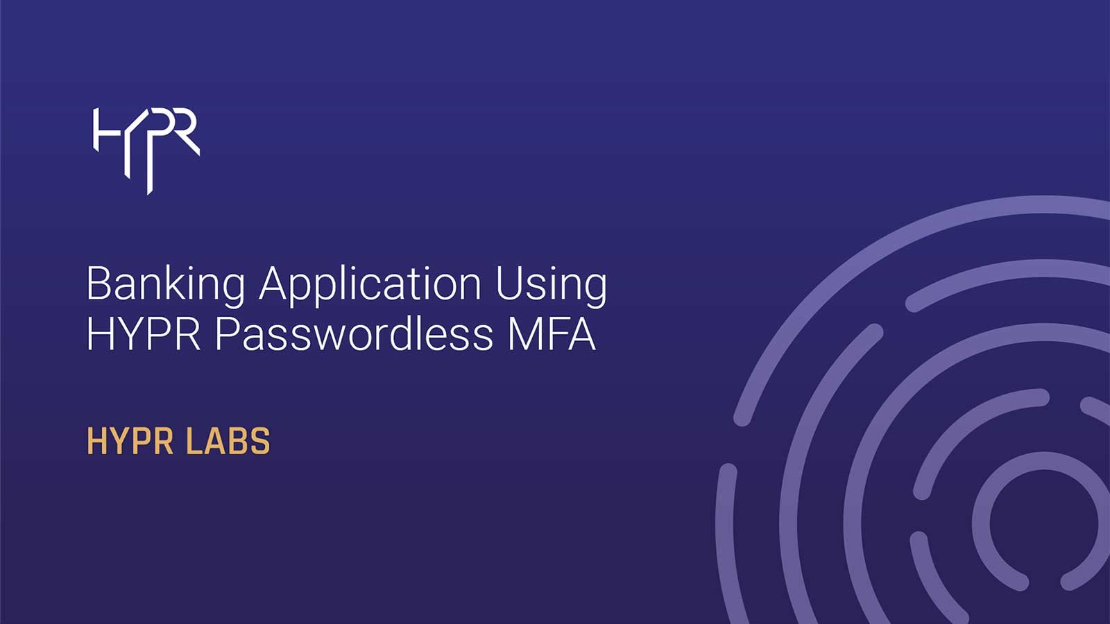 Passwordless Customer Login Demo | HYPR