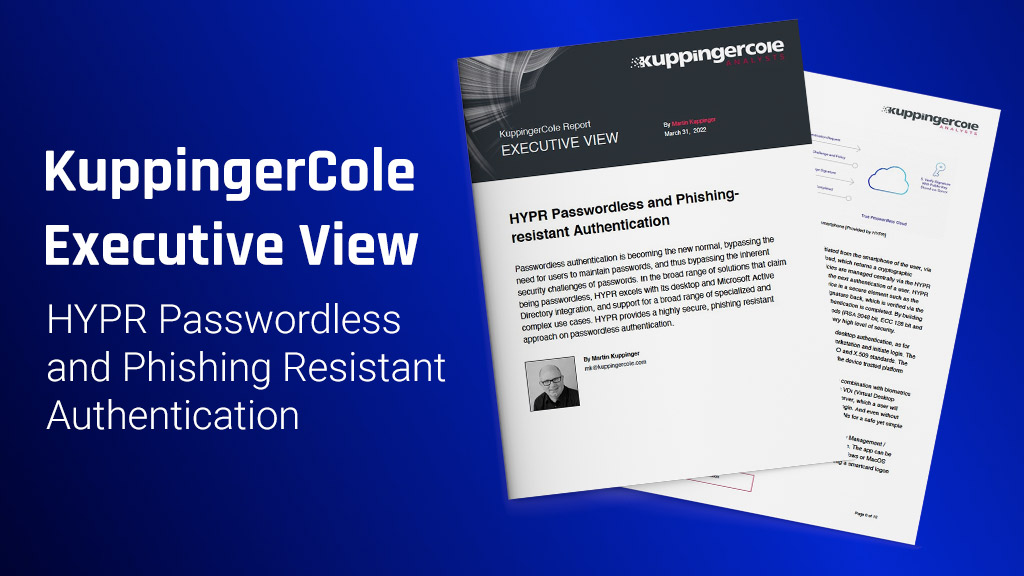 KuppingerCole Executive View | HYPR