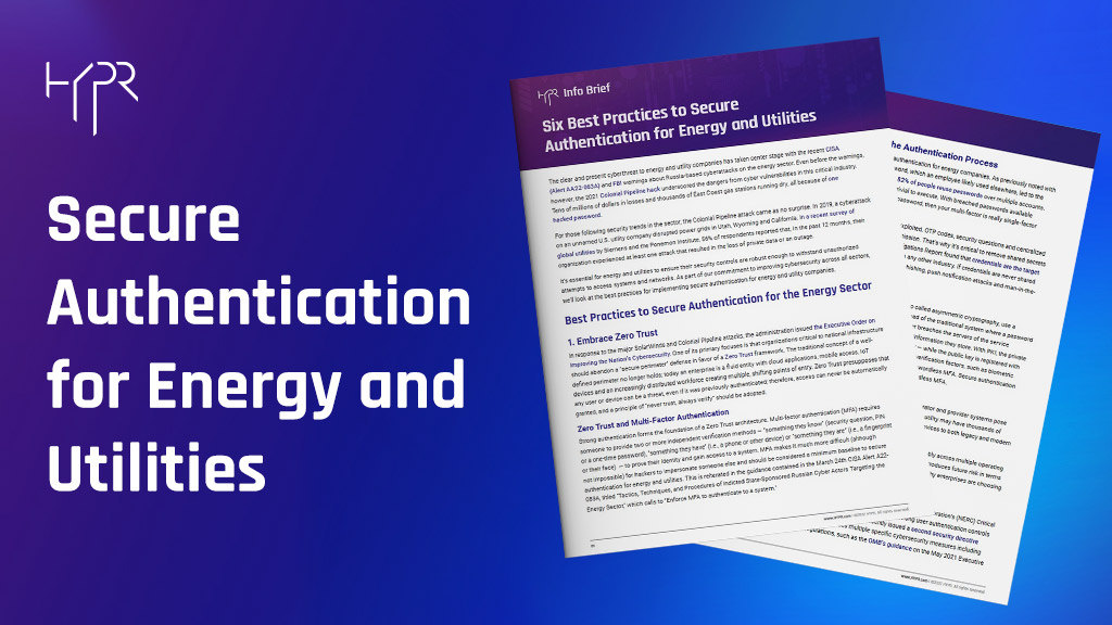 How To Secure Authentication for Energy and Utilities